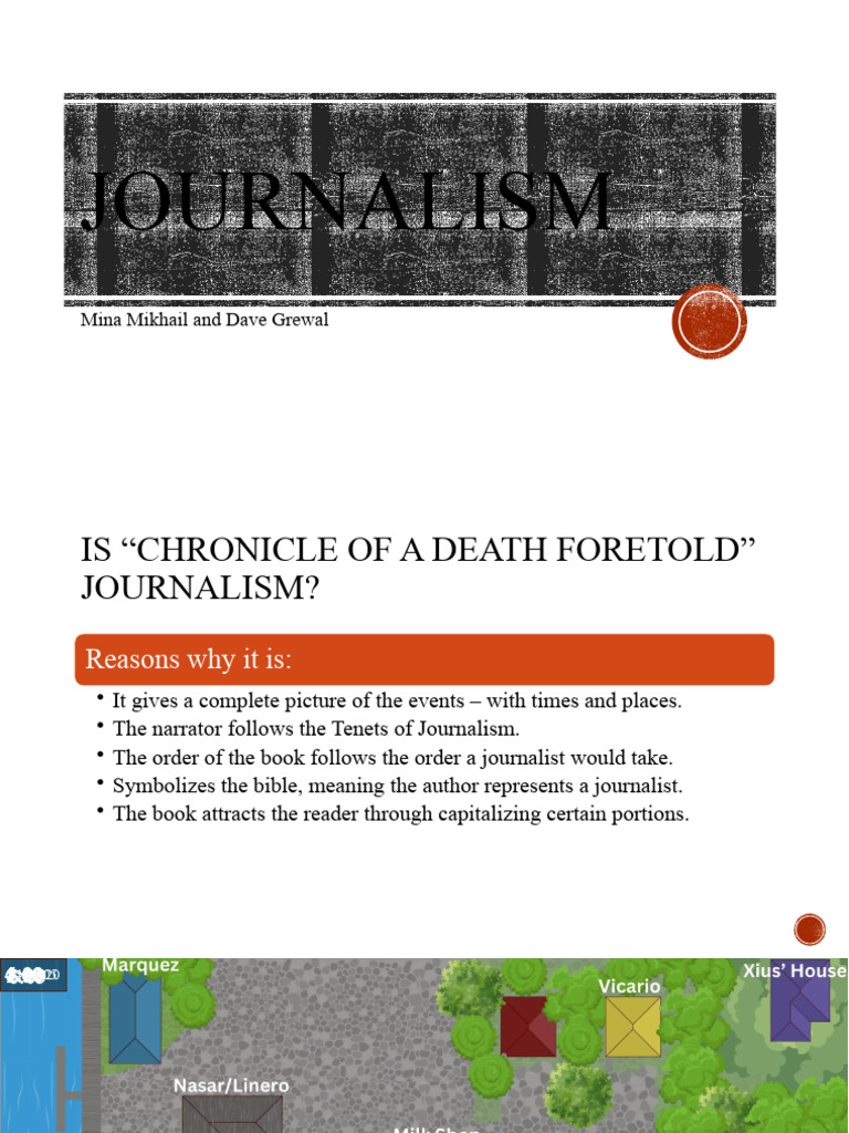 English Chronicle of A Death Foretold Presentation | PDF