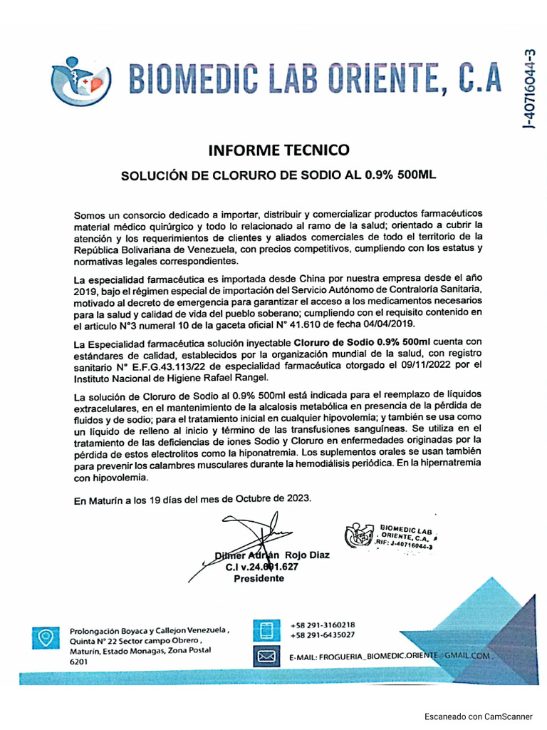 Informe Tecnico | PDF