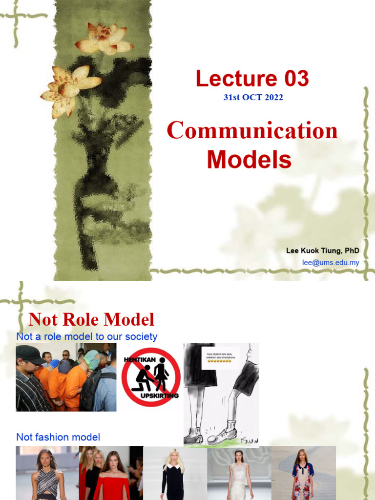 Lecture 03 Comm Models | PDF