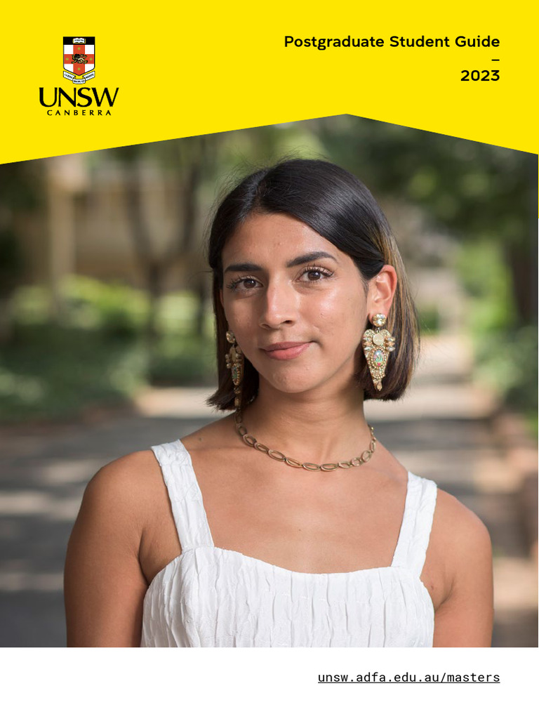 UNSW Canberra Postgraduate Guide 2023 | PDF | Postgraduate Education ...