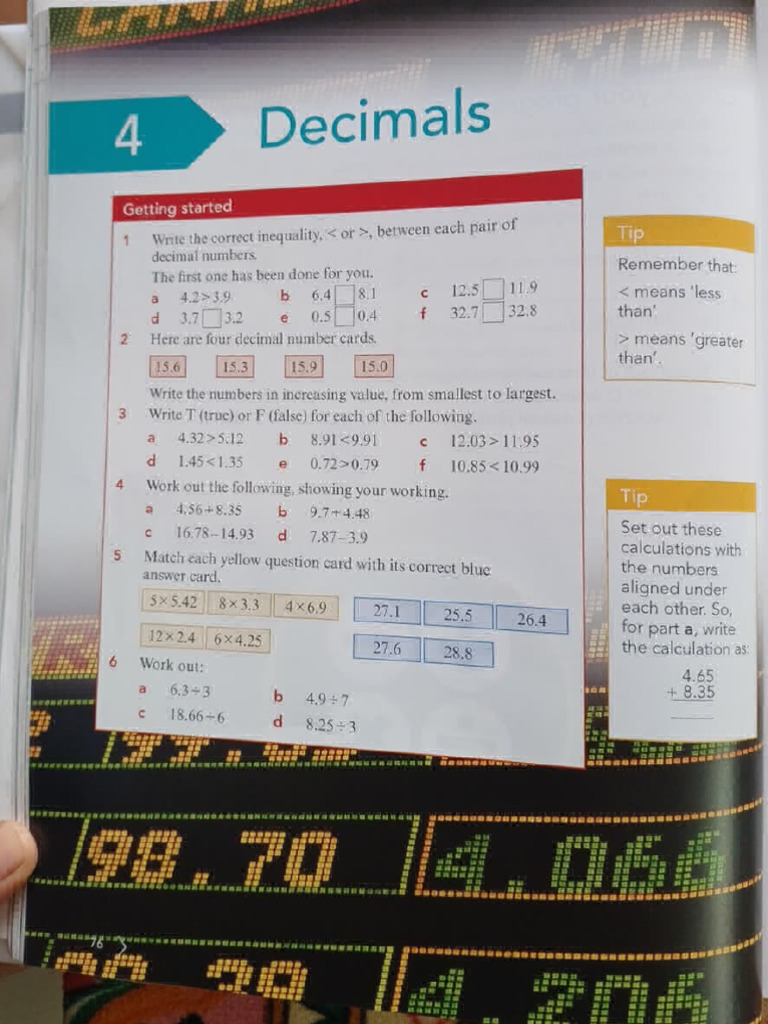 Decimals 12 Jun 2023 | PDF | Elementary Mathematics | Lexicology