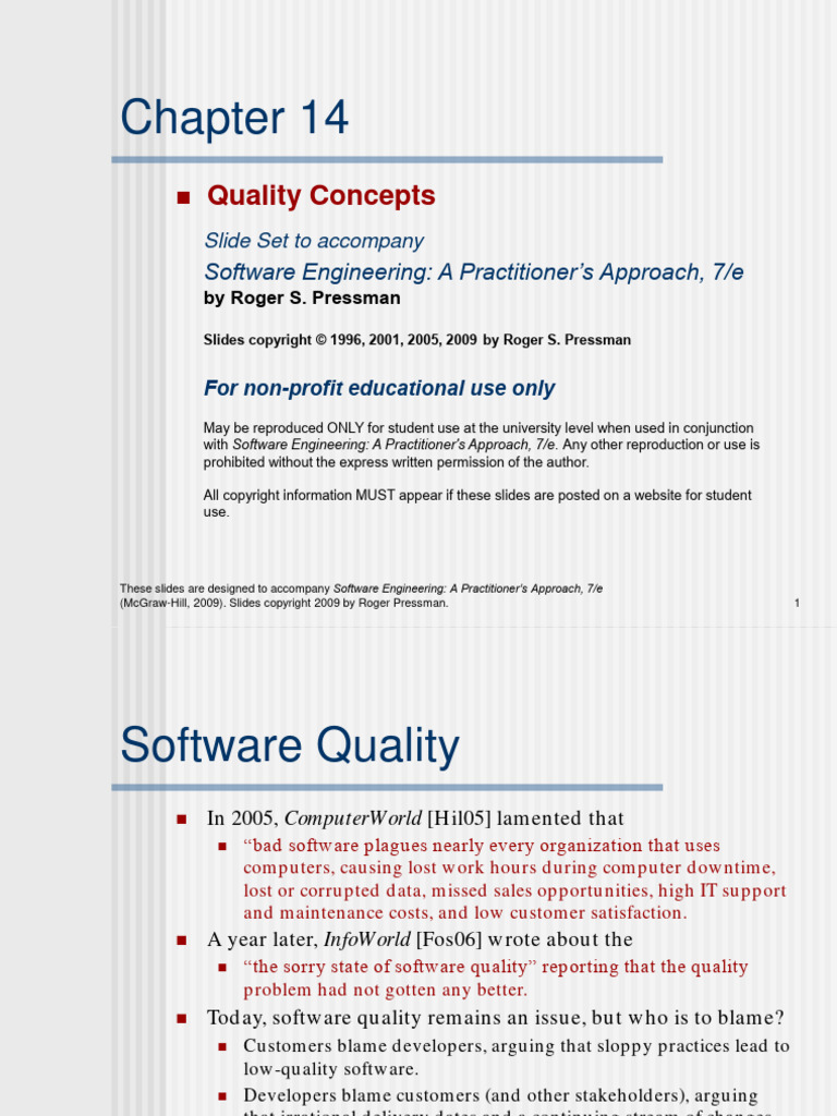14. Quality Concepts | PDF | Reliability Engineering | Engineering