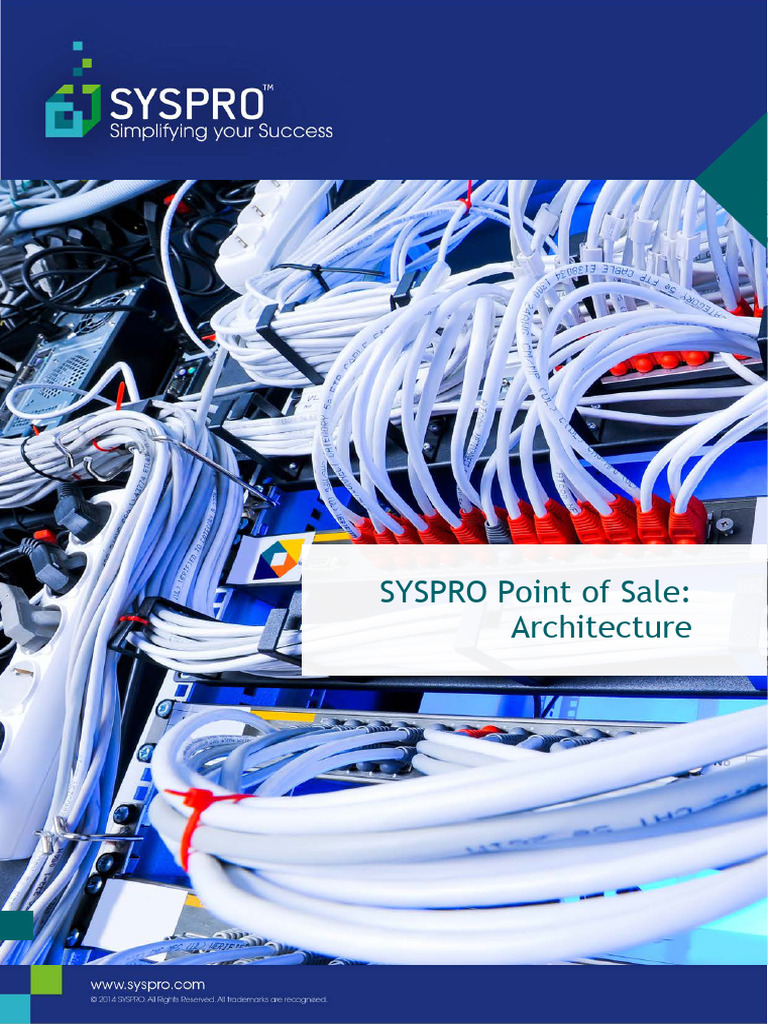 Syspro Pos Architecture All BR | PDF | Point Of Sale | Online And Offline