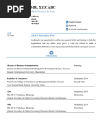 10th Pass Resume Format | PDF