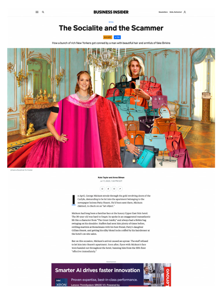 The Socialite and The Scammer | PDF