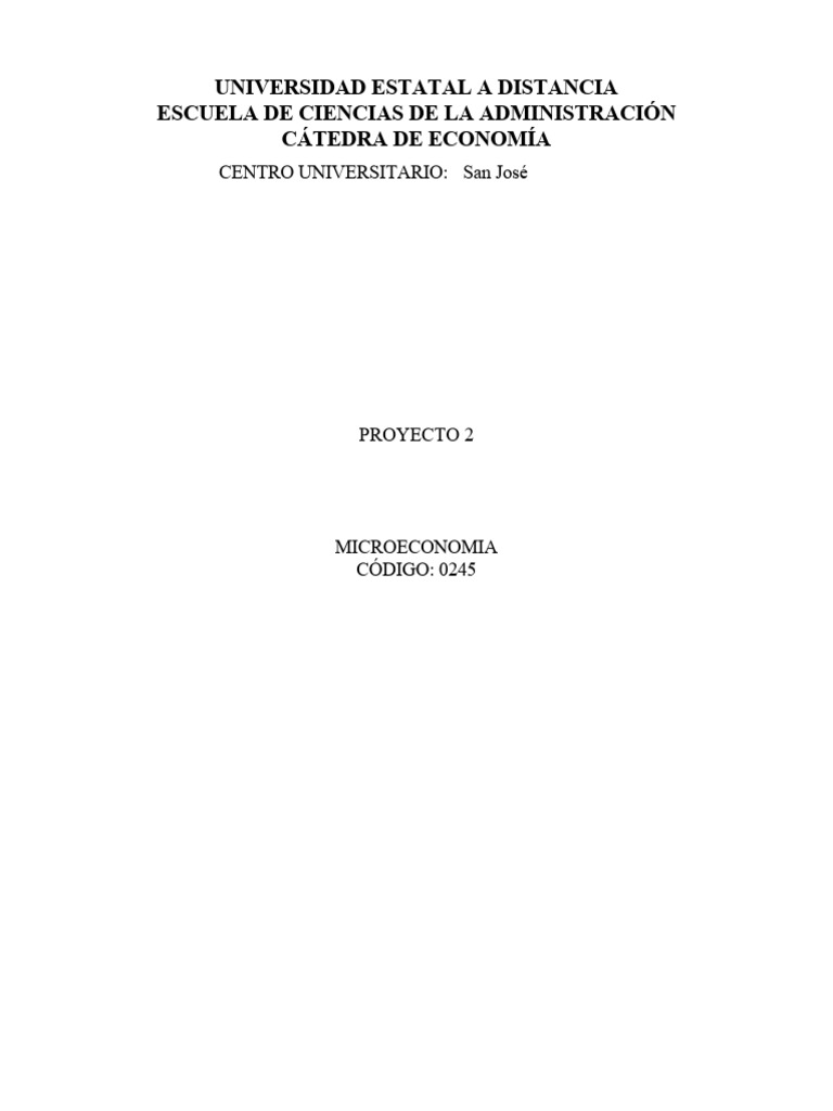 Proyecto 2 | PDF | Precios | Información