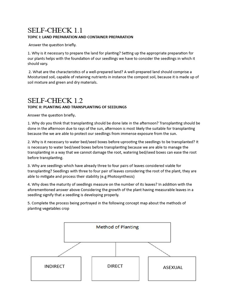 Self Check | PDF | Poultry Farming | Chicken