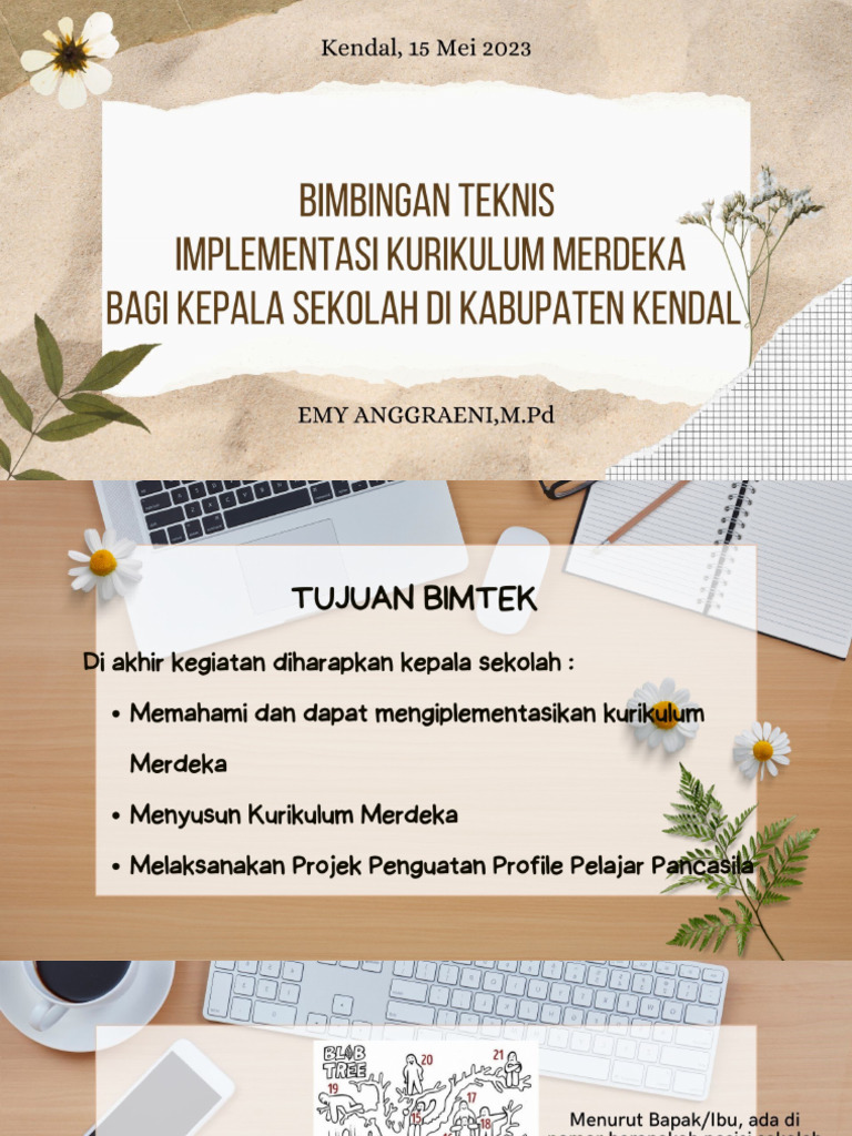 Latar Belakang Kurikulum Merdeka Kendal 15 Mei | PDF