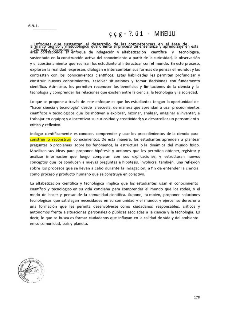 Curriculo Nacional de Cyt | PDF | Hipótesis | Investigación cuantitativa