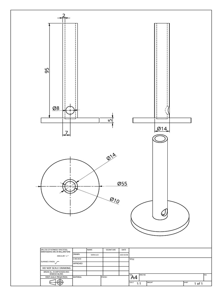 Part 1 Drawing 1 | PDF