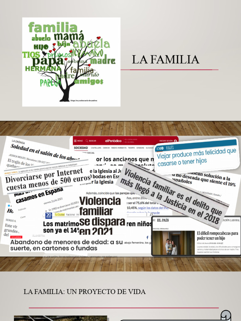 La Familia. Presentación. Febrero | PDF