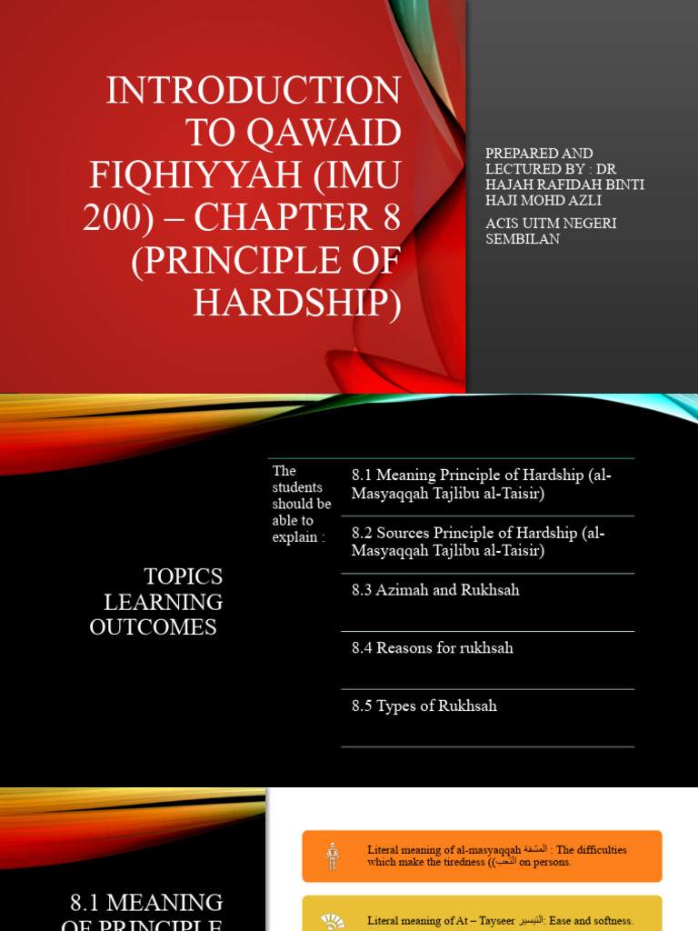 Imu200 (Chapter 8 Principle of Hardhsip - Part1) | PDF | Abrahamic ...