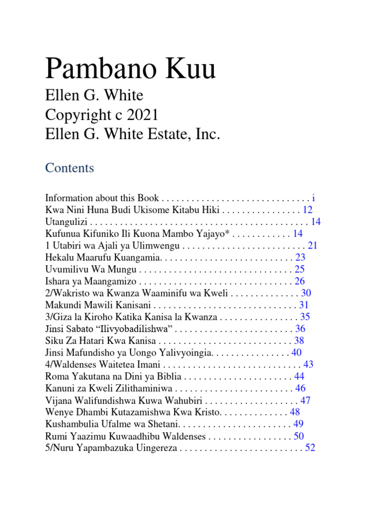Pambano Kuu | PDF
