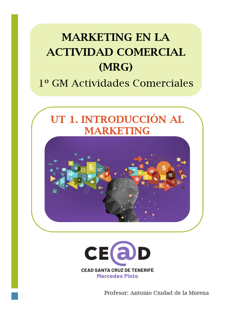 MRG UT 1 Resumen1 | PDF | Marketing | Producto (Negocio)