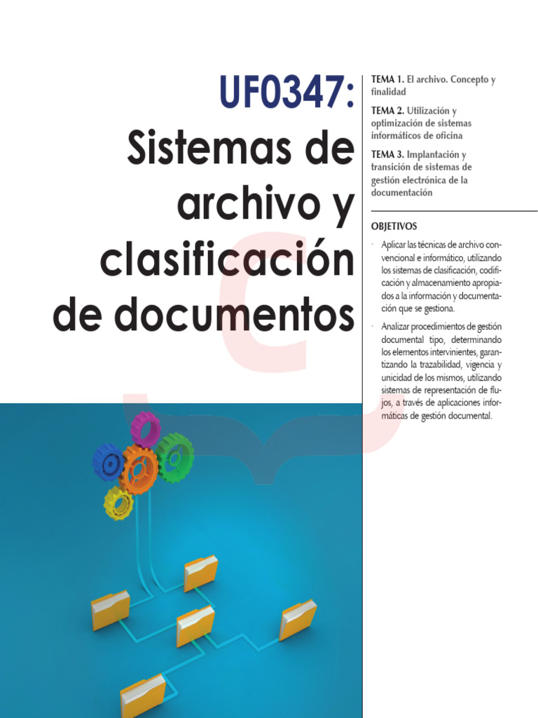 Ud 5. Organización y Archivo de La Documentación. | Descargar gratis PDF | Archivo de ...