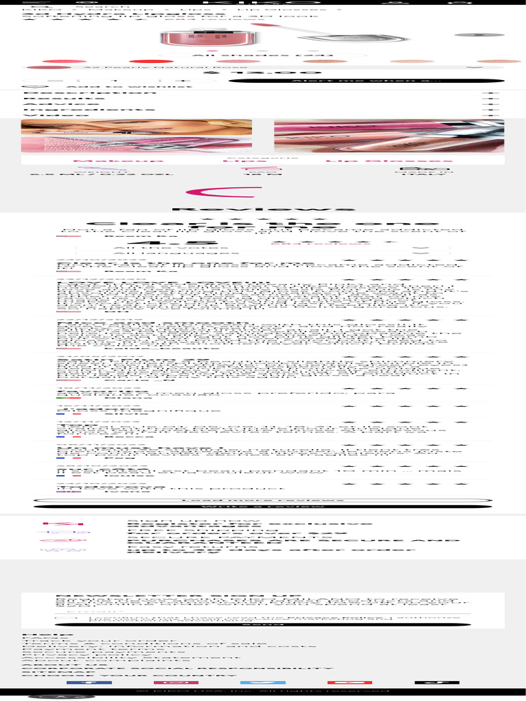 KIKO Lip Gloss Reviews & Features | PDF | Toiletry | Cosmetics
