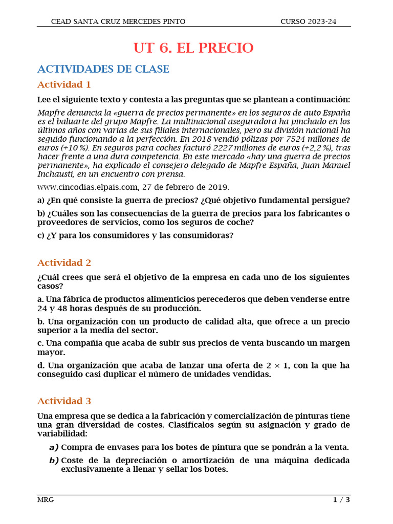 Actividades UT 6_subir_e74e558668676277847f4aa8f00d8942 | PDF | Business | Economias