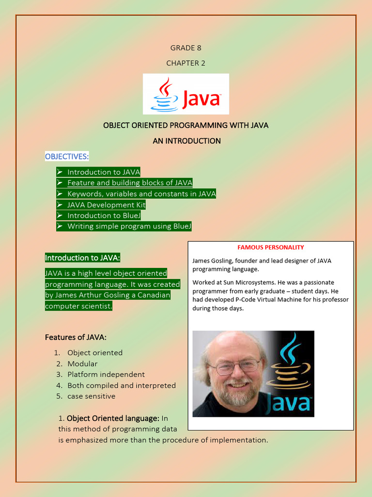Grade 8 Java Icse 8thstd | PDF