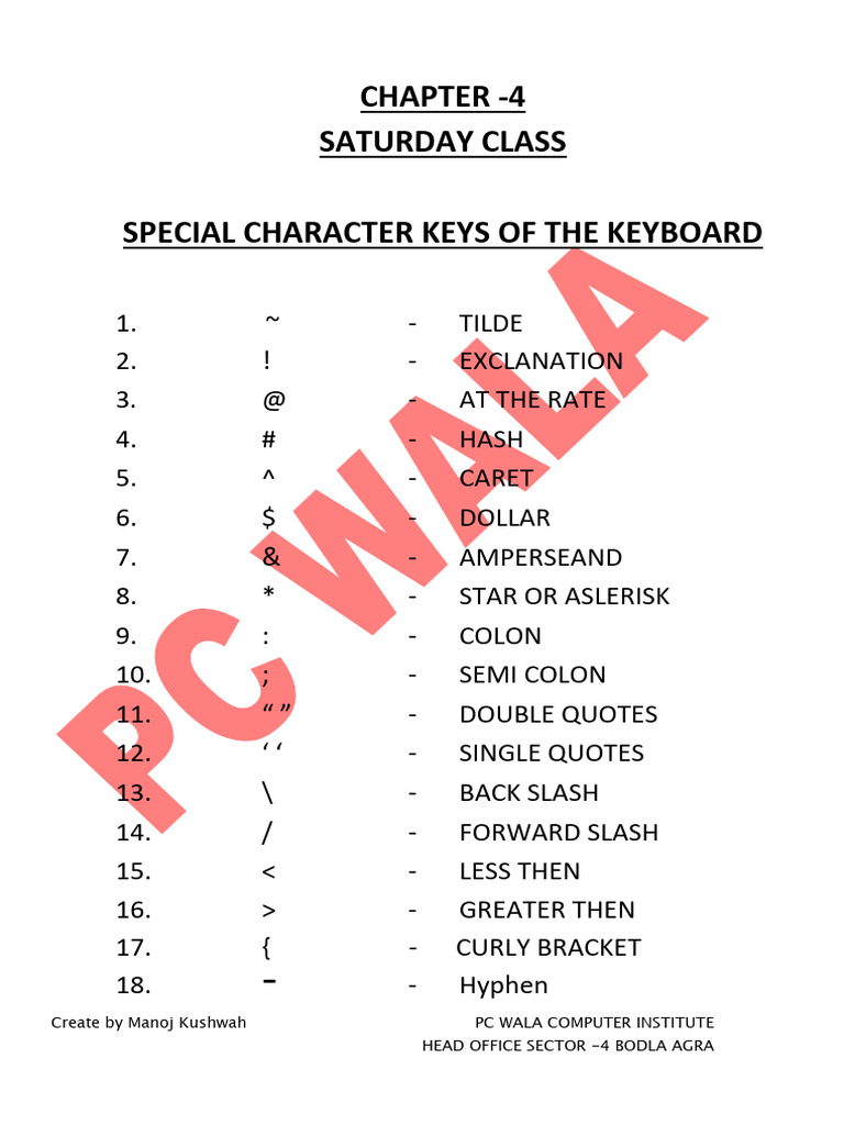 Chapter - 4 PC Wala Computer Institute | Download Free PDF | Read Only ... Chapter - 4 PC Wala Computer Institute | Download Free PDF | Read Only ...
