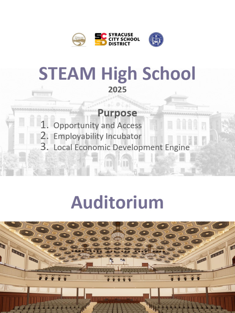 Syracuse STEAM High School Overview | PDF | Home & Garden | Computers