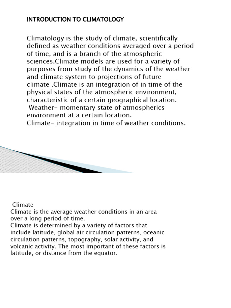 Climatology Final | PDF | Atmosphere Of Earth | Wound