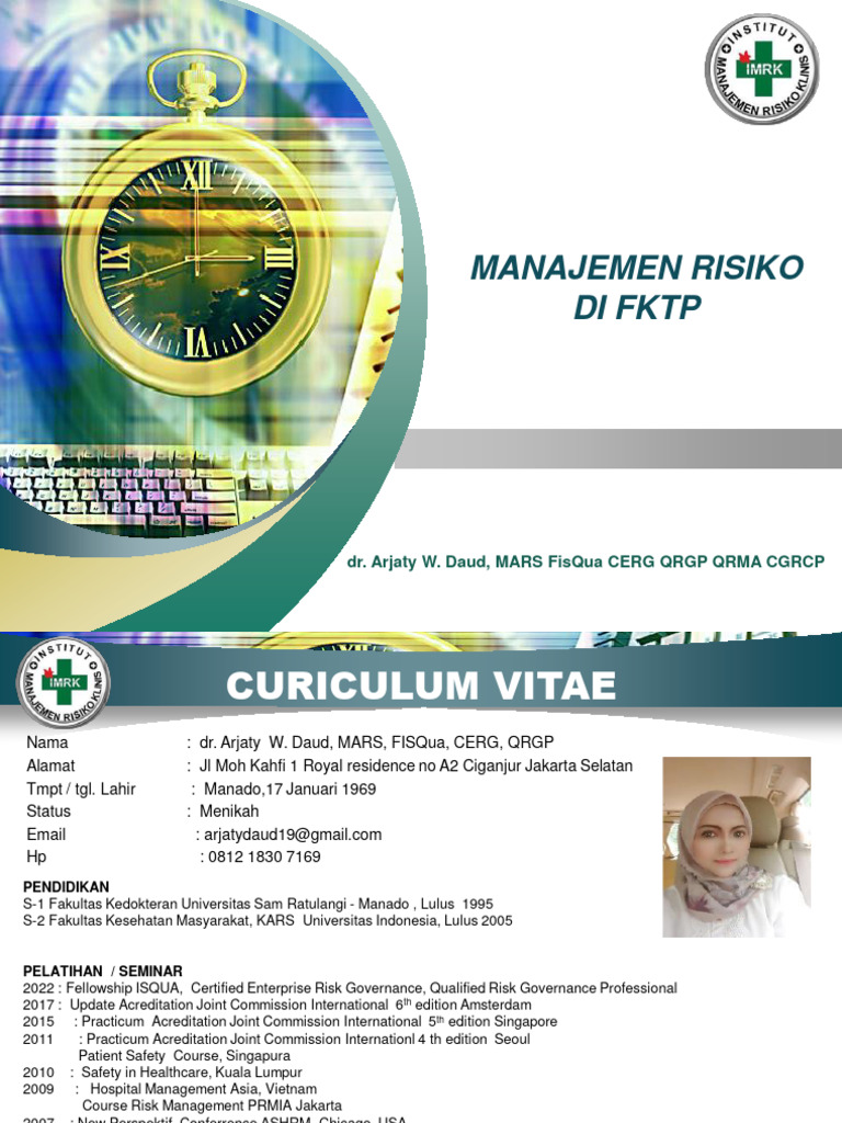 Manajemen Risiko Di FKTP 2023-DINKES SUMBAR | PDF Manajemen Risiko Di FKTP 2023-DINKES SUMBAR | PDF