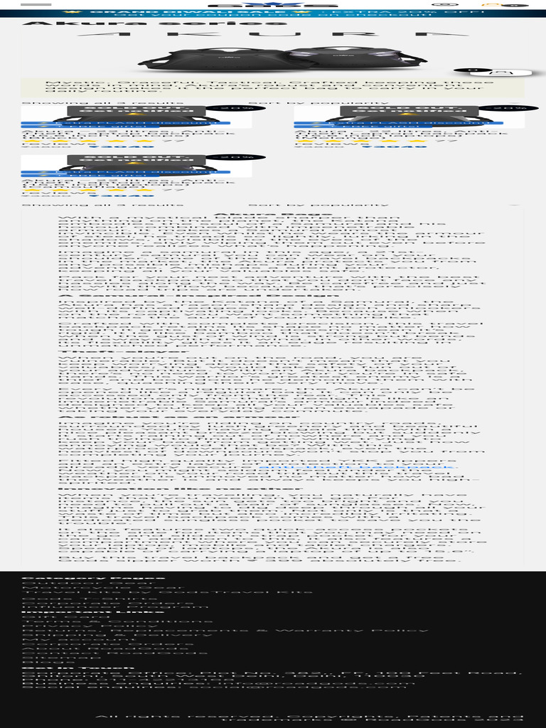 GODS Akura Series Collection GODS | PDF | Backpack