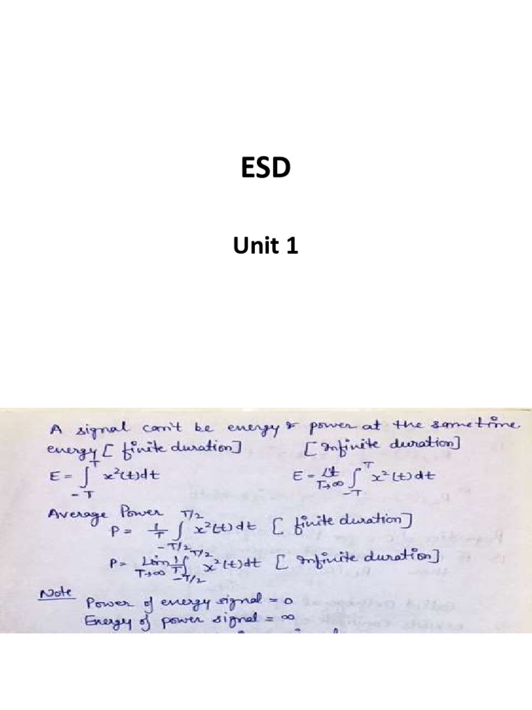PPT on ESD and PSD | PDF
