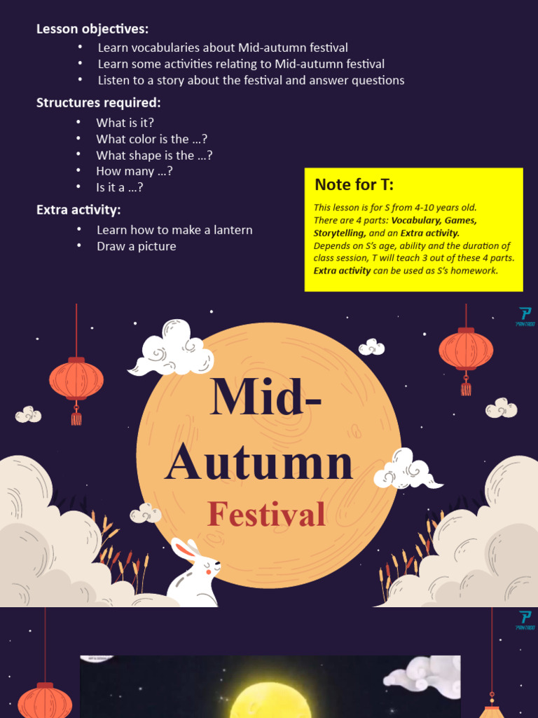 Primary - Mid-Autumn Lesson | PDF | Home & Garden | Art