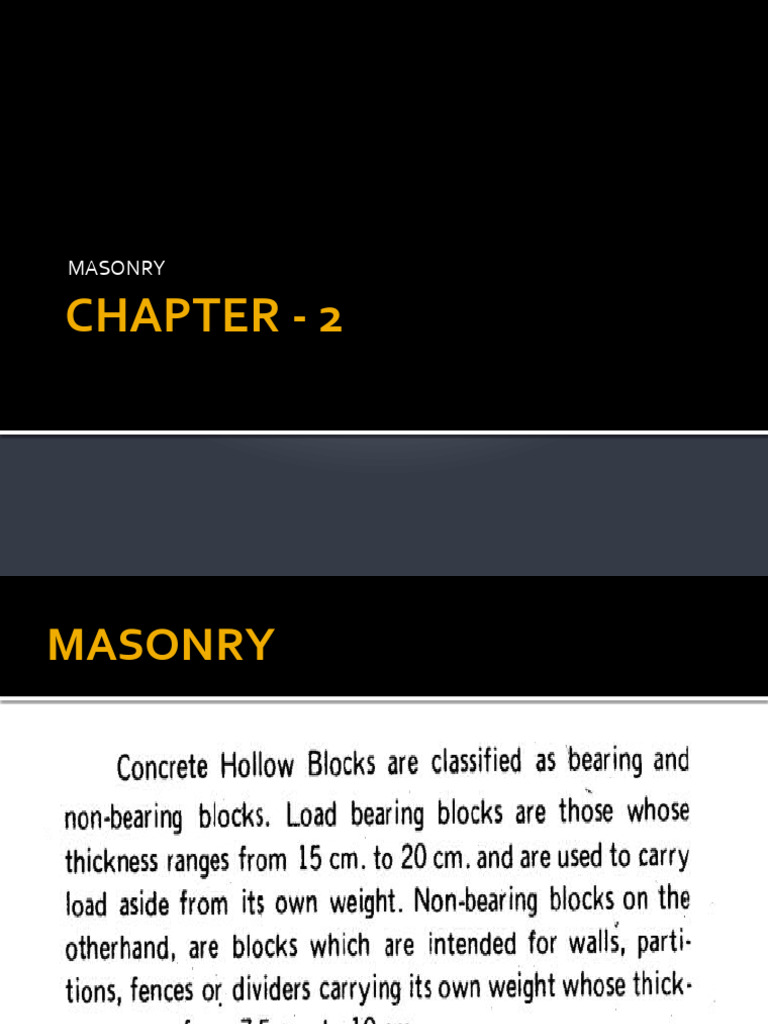 Ce24 Lesson 2 Pdf Concrete Mortar Masonry