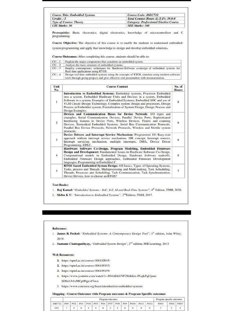 Embedded Systems | PDF