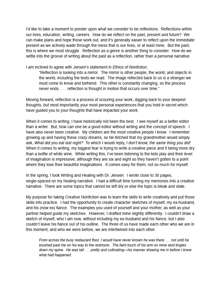 Mc-Final Reflection | PDF