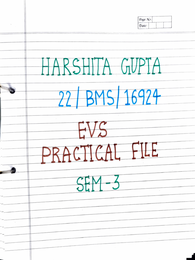 Evs File | PDF | Biology | Organisms