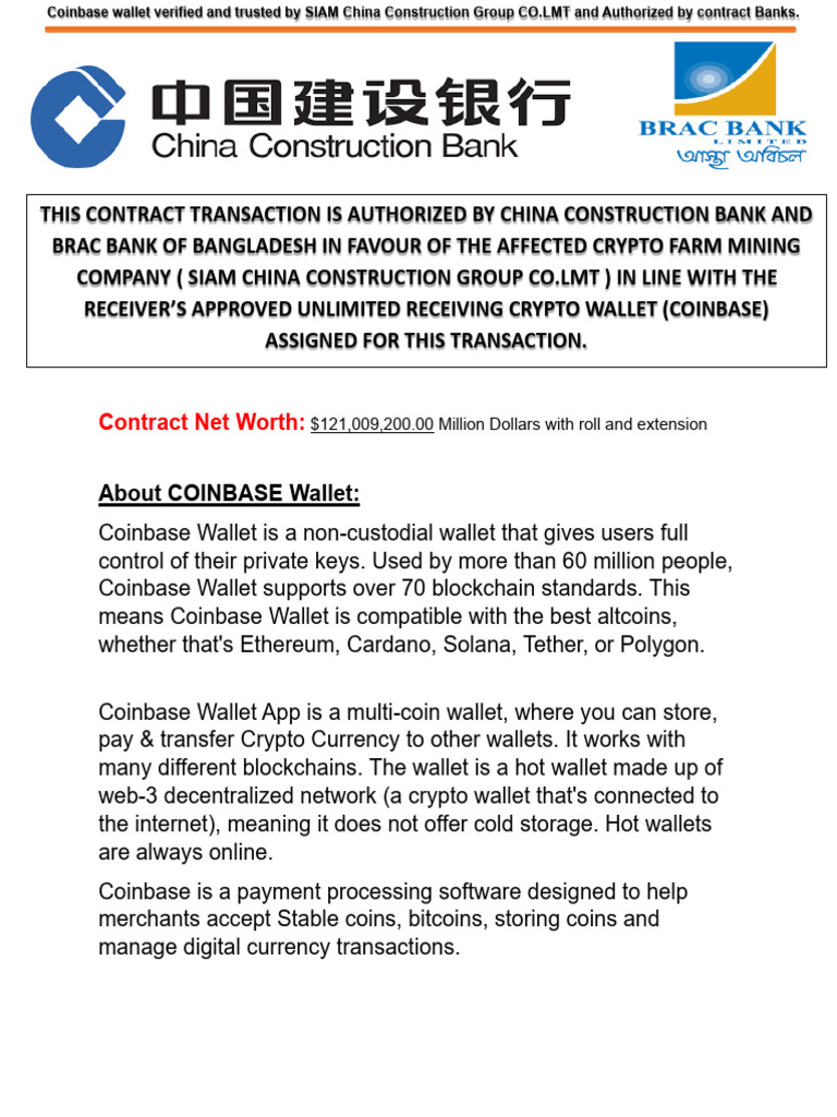 Coinbase Transaction Doa and Procedures Main | PDF | Cryptocurrency ...