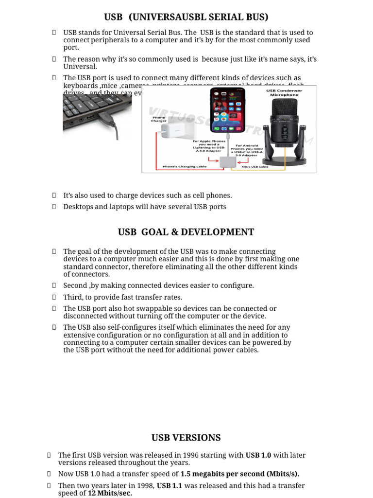 Usb (Universal Serial Bus) | PDF | Usb | Network Topology