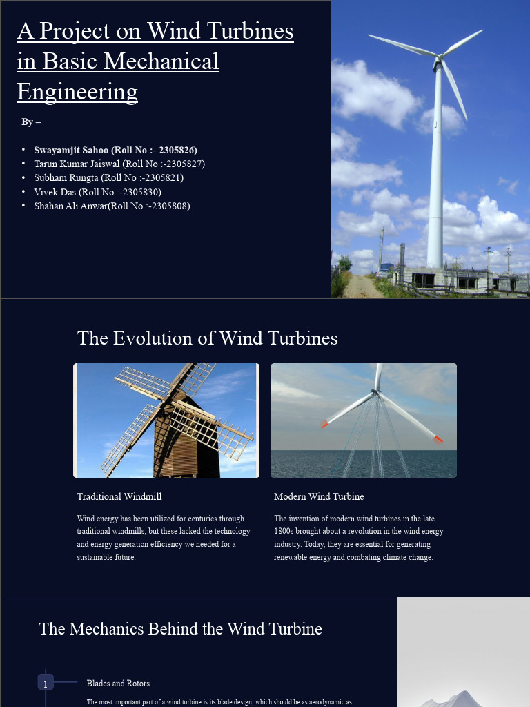 Wind Turbine | PDF