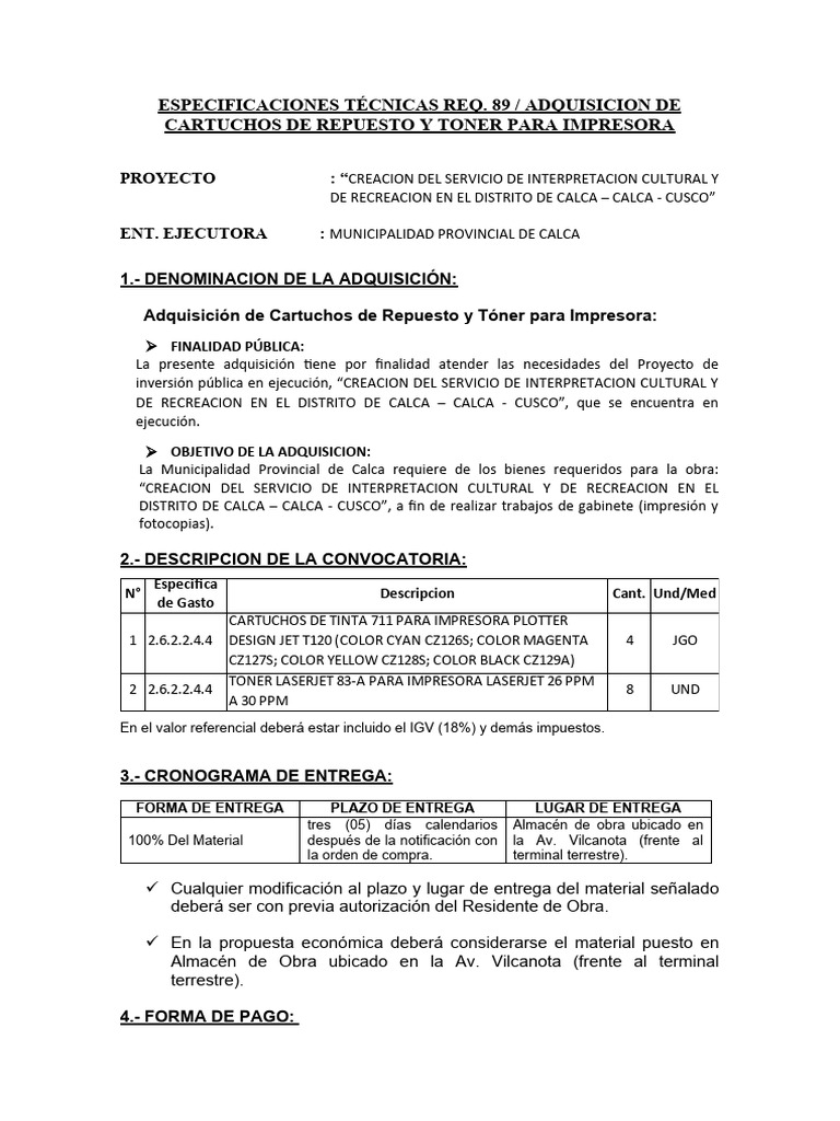 ET Cartuchos y Toner | PDF | Impresora (Computación)