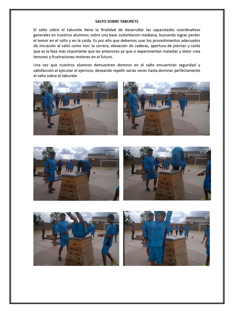 Salto Sobre Taburete | PDF