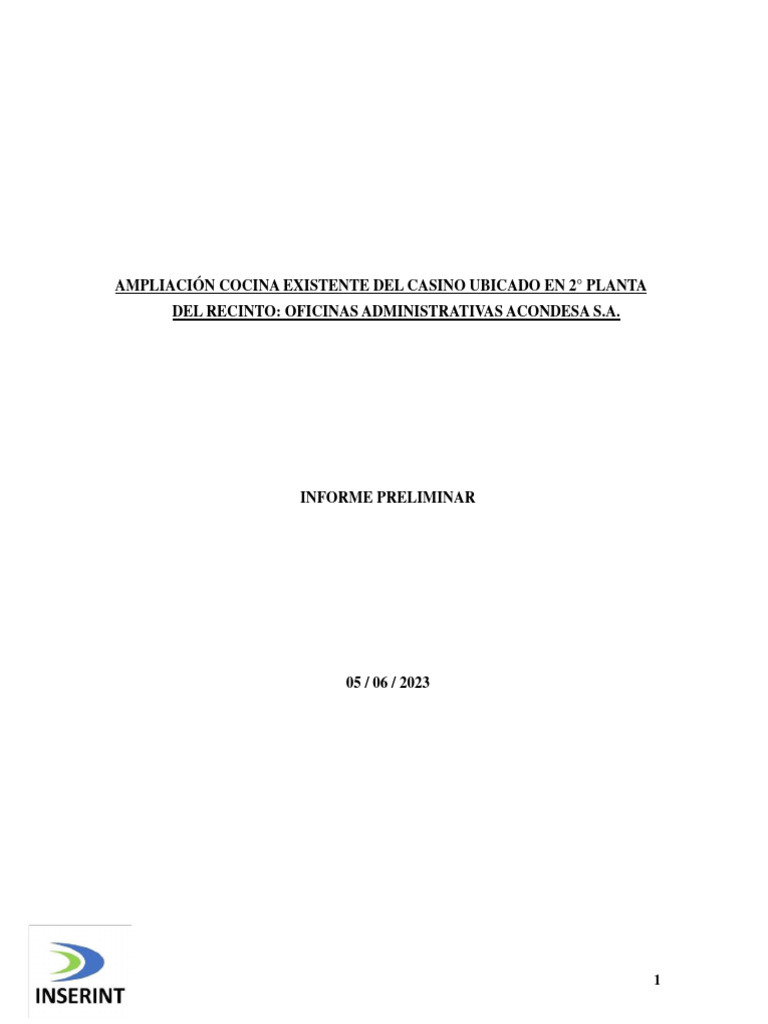 Informe Preliminar Acondesa - 05 06 2023 | PDF | Informática | Tecnología