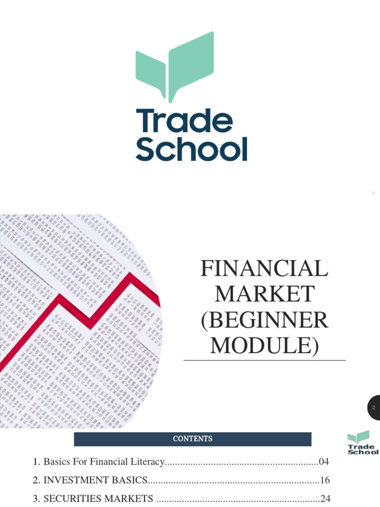 FINANCIAL MARKETS(BEGINNER MODULE) | PDF | Stocks | Securities (Finance)
