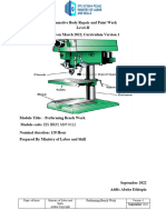 Basic Bench Work in Metal Engineering | PDF | Machining | Learning