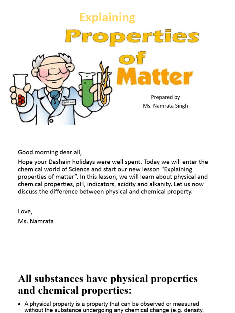 Grade 6-Explaining Properties of Matter | PDF | Ph | Alloy
