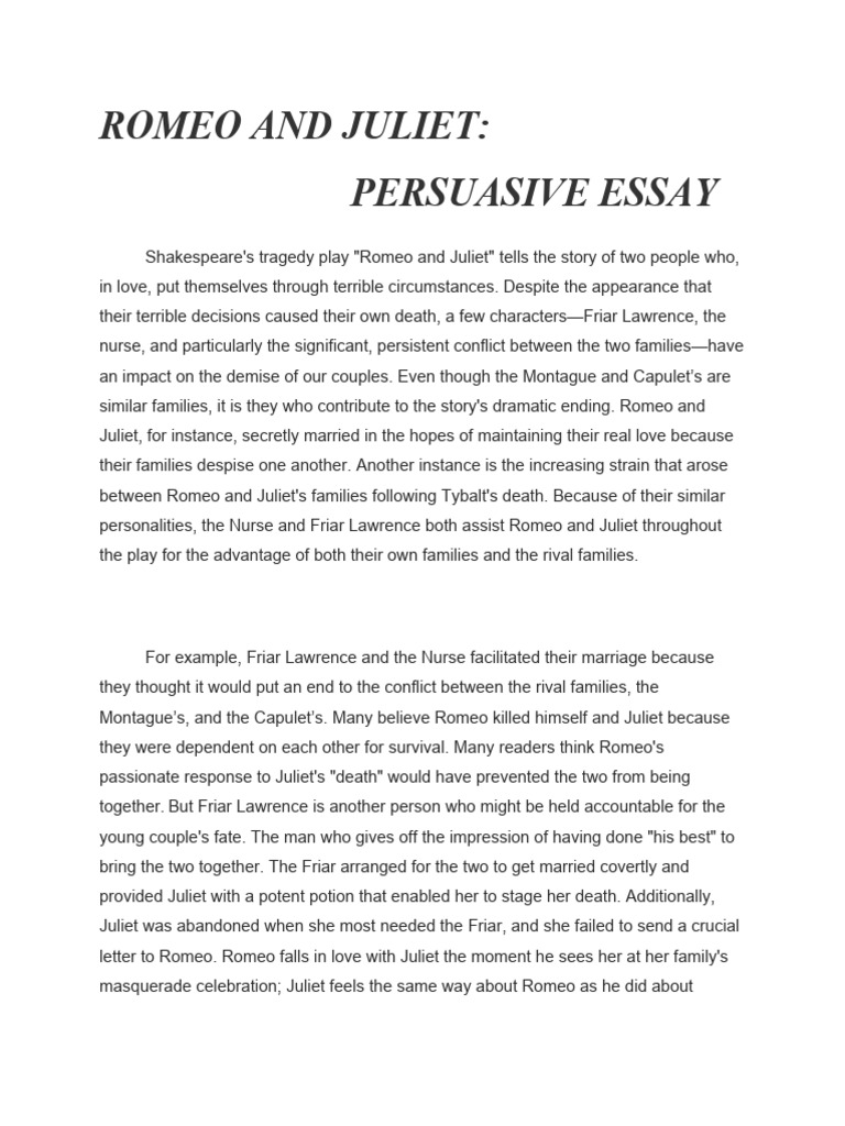 Romeo and Juliet | PDF