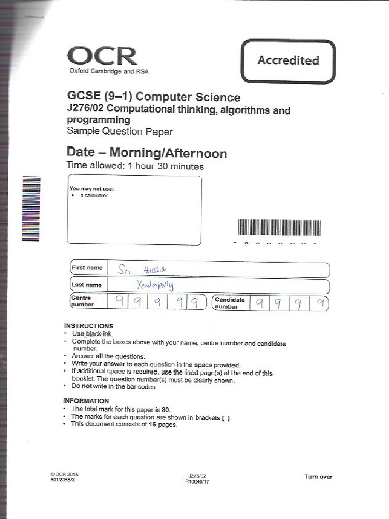 Computer Science 22:01:22 | PDF