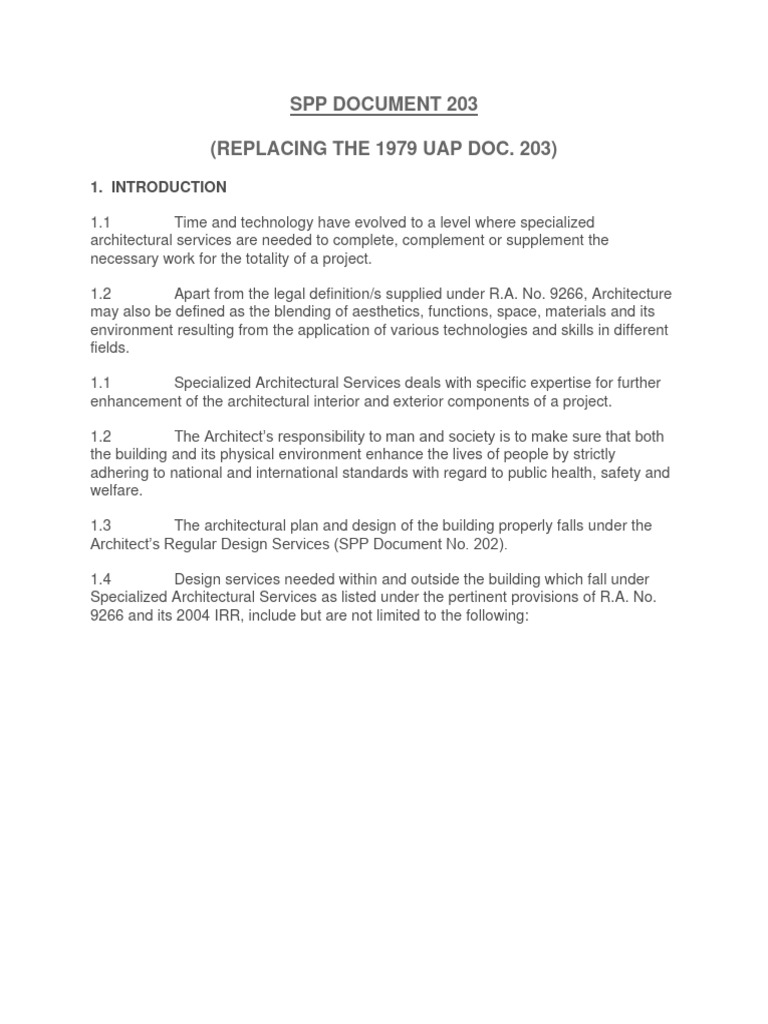 SPP DOCUMENT 203 | PDF