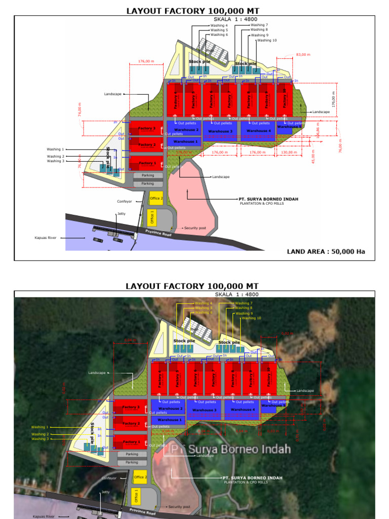 LayOut Factory 100,000 MT - Rev. 5 | PDF