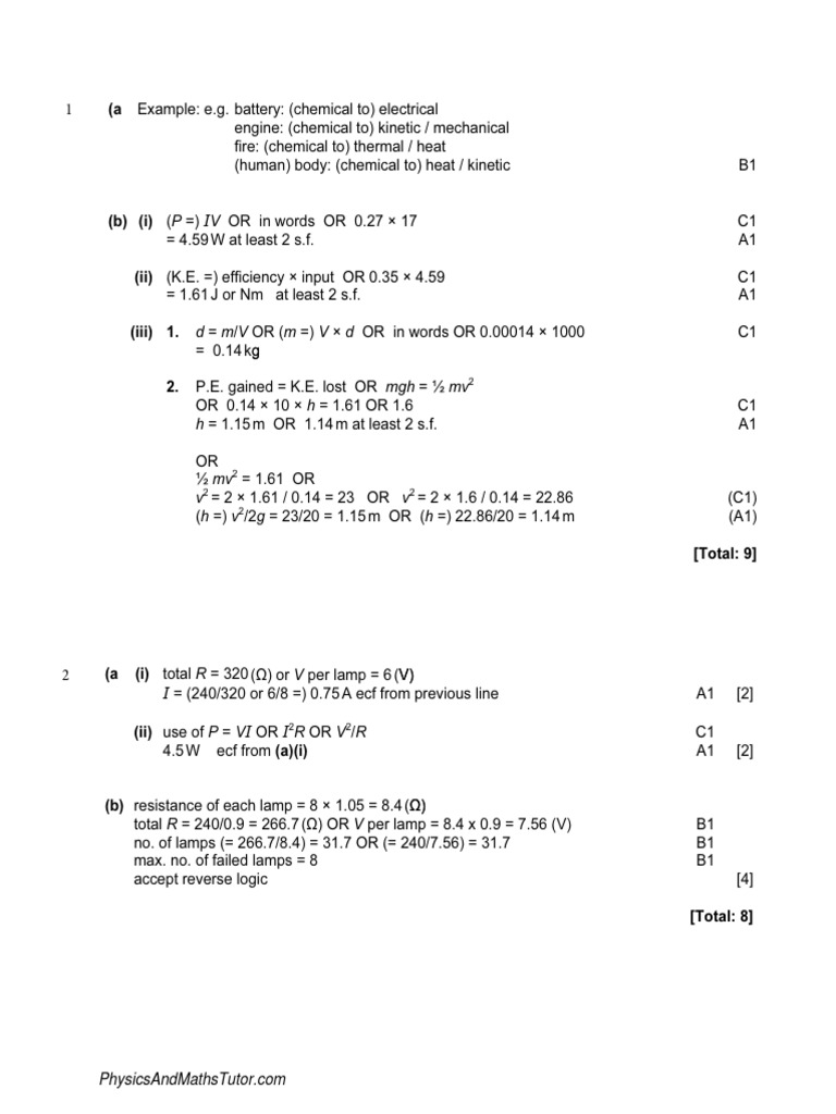 Electrical Quantities 8 MS | PDF | Physical Quantities | Applied And Interdisciplinary Physics
