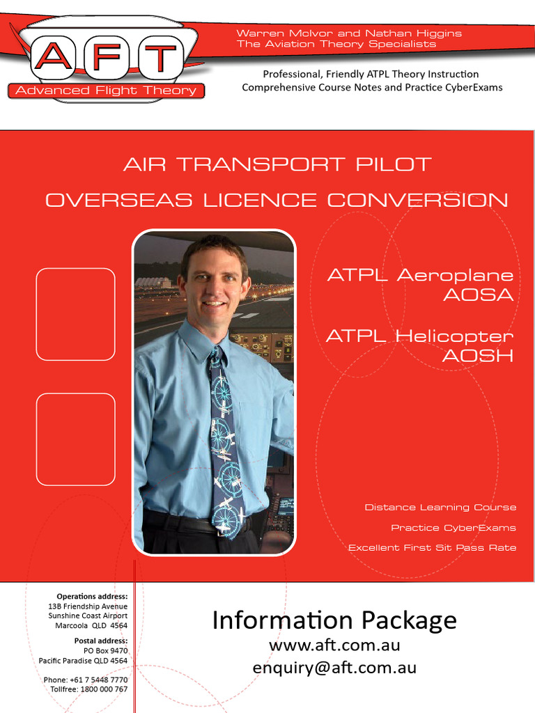 ATPL Overseas Licence Conversion Information Brochure - February 2022 | PDF