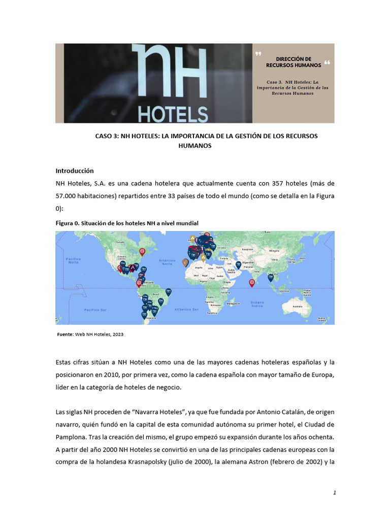 Caso 3 - NH Hoteles | PDF