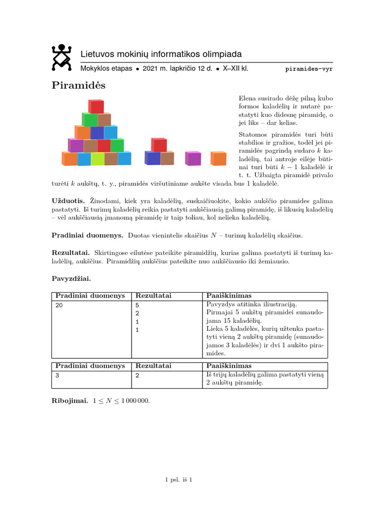 Lmio 2022 1et Sal Piramides Vyr | PDF